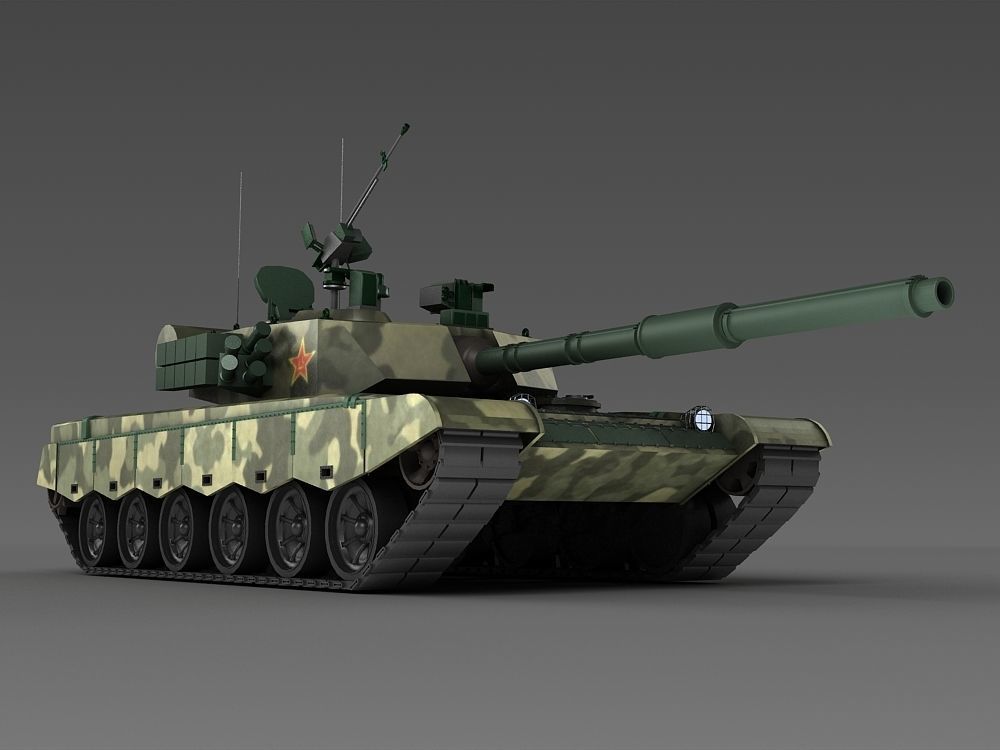 Chinese type 96 tank ZTZ96 PLA tank 3D | CGTrader