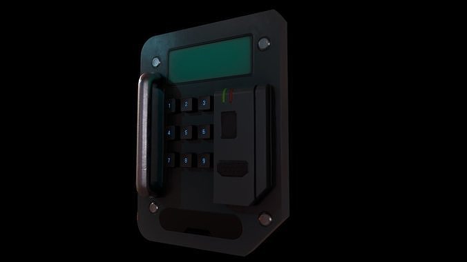 3D model Sci-Fi Codelock Low-poly PBR VR / AR / low-poly | CGTrader