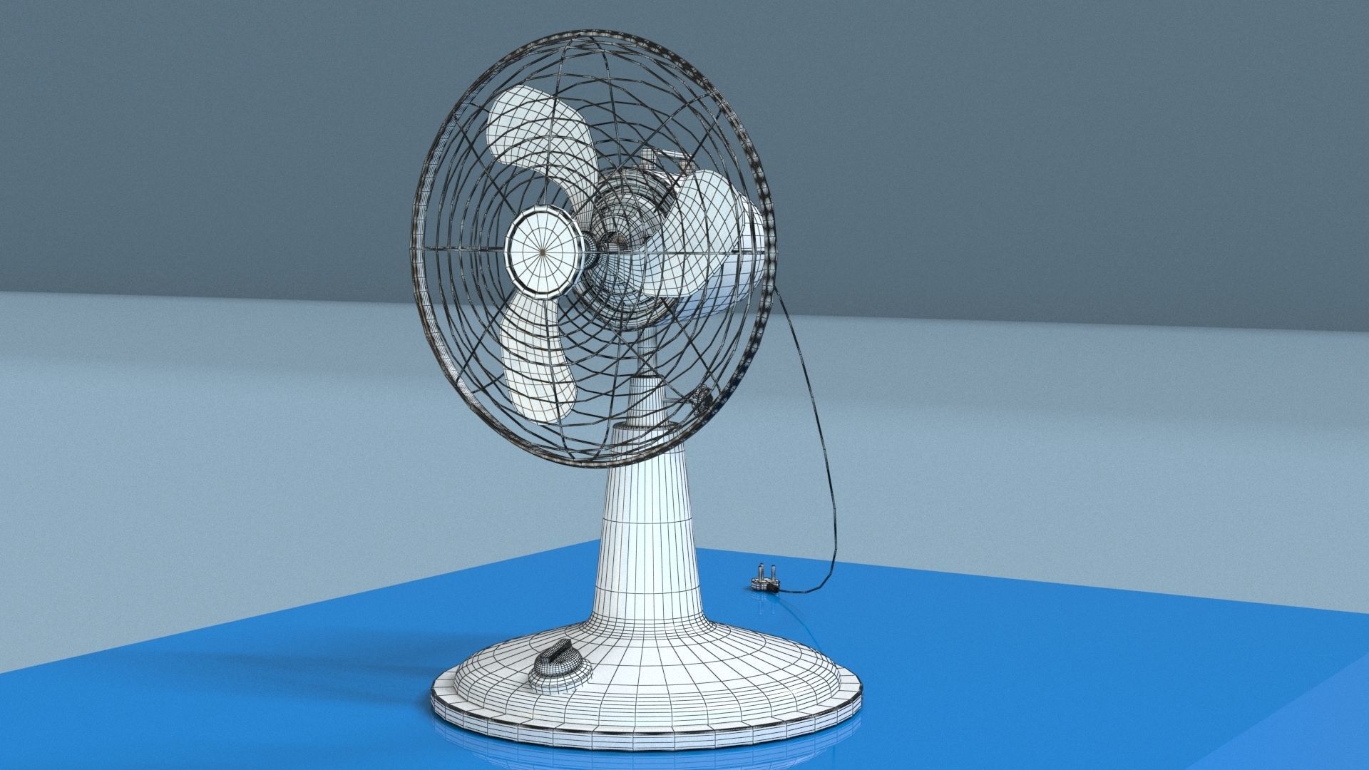 Retro Fan 3d Model 3D model | CGTrader