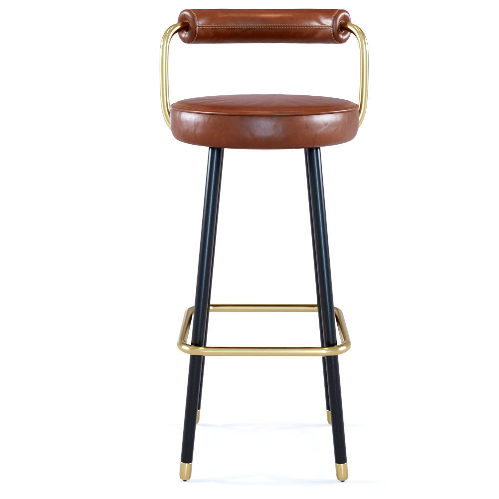 ToposWorkshop Block Bar Stool 3D model | CGTrader