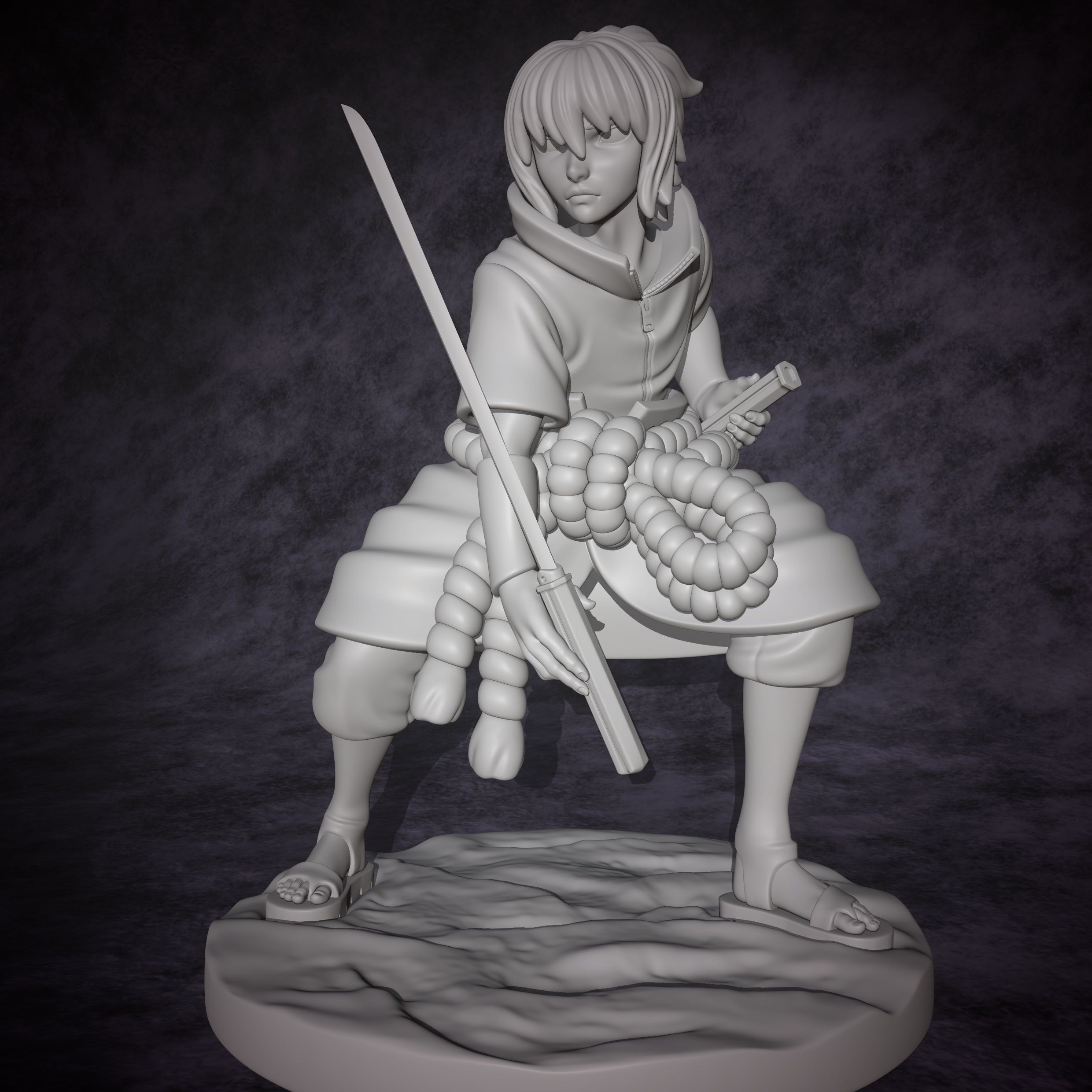 Sasuke 3D model 3D printable | CGTrader