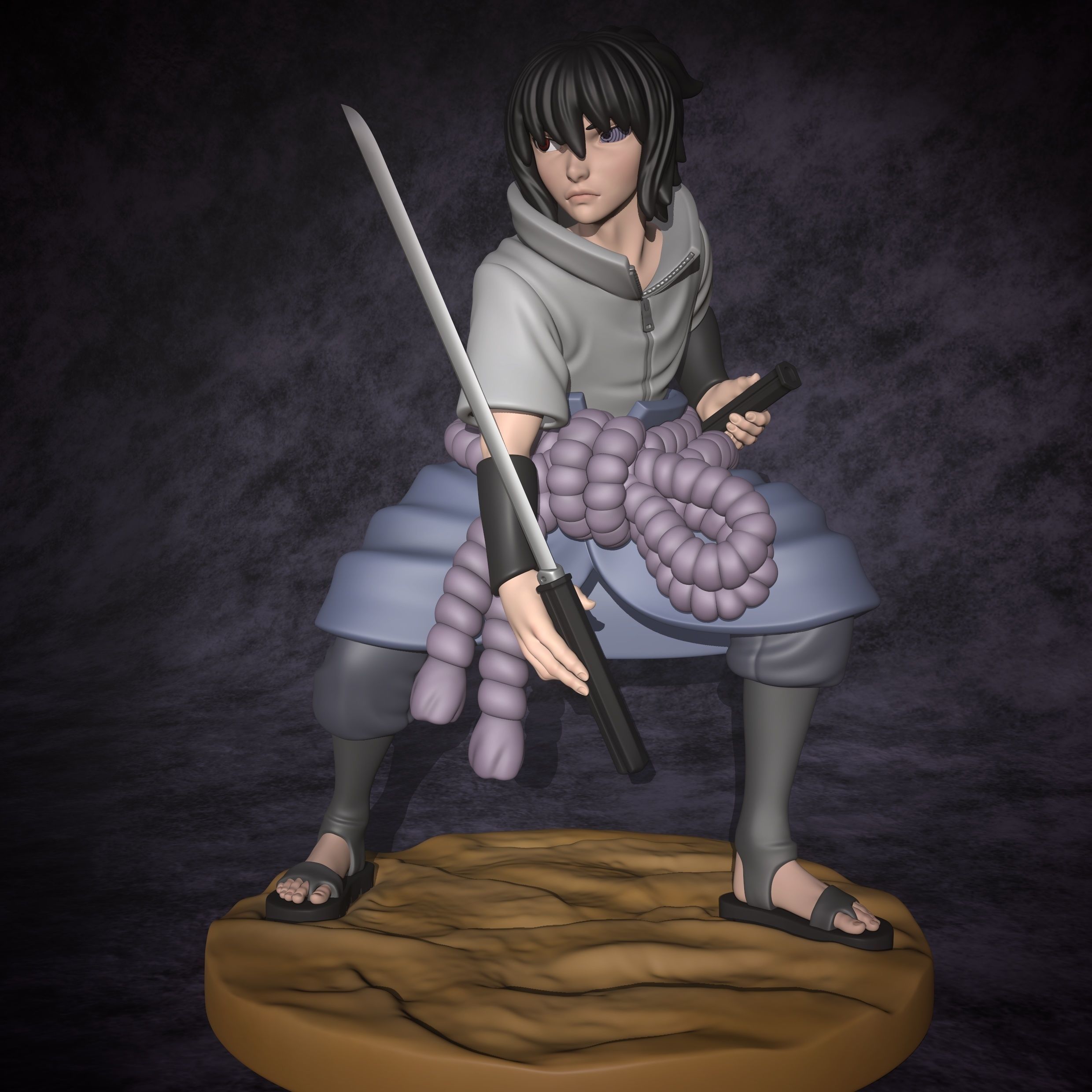 Sasuke 3D model 3D printable | CGTrader
