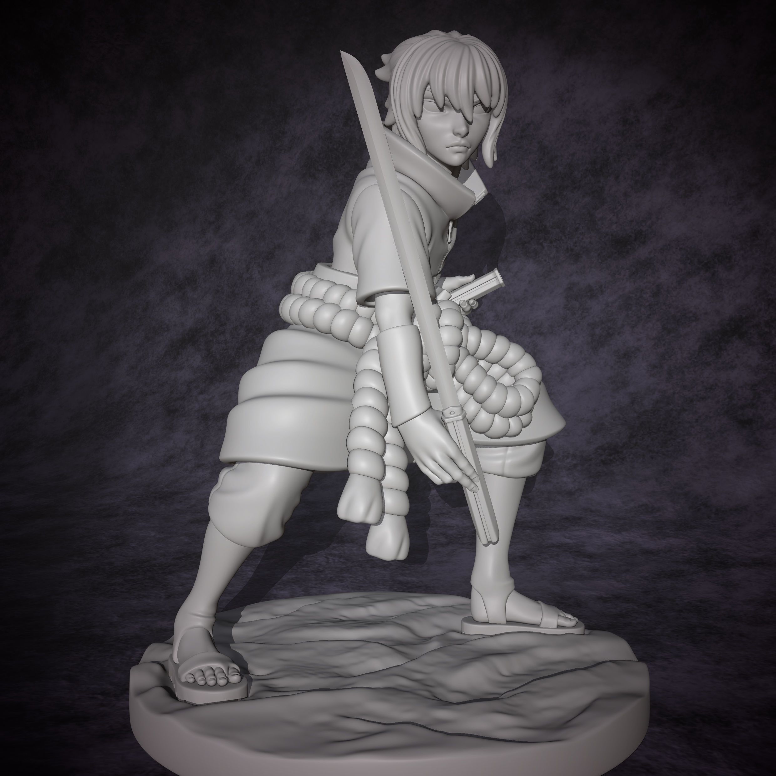 Sasuke 3D model 3D printable | CGTrader