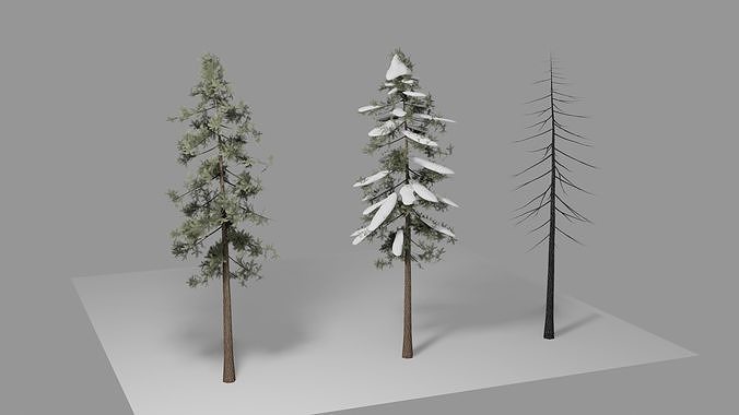 3D model Tree Bundle - FBX Files for Unity VR / AR / low-poly | CGTrader