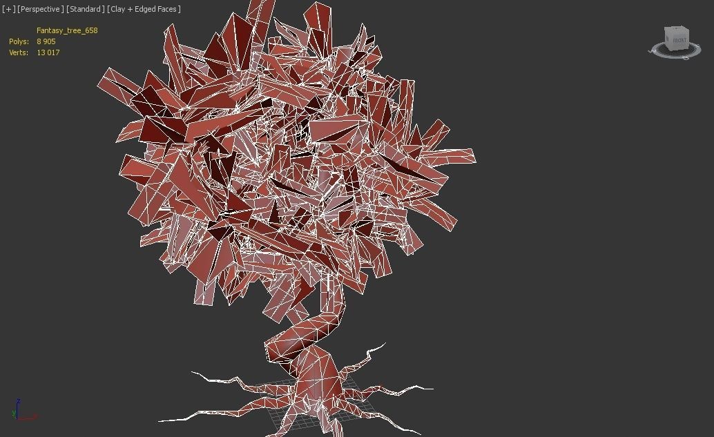 3D model Fantasy Tree LODS VR / AR / low-poly | CGTrader