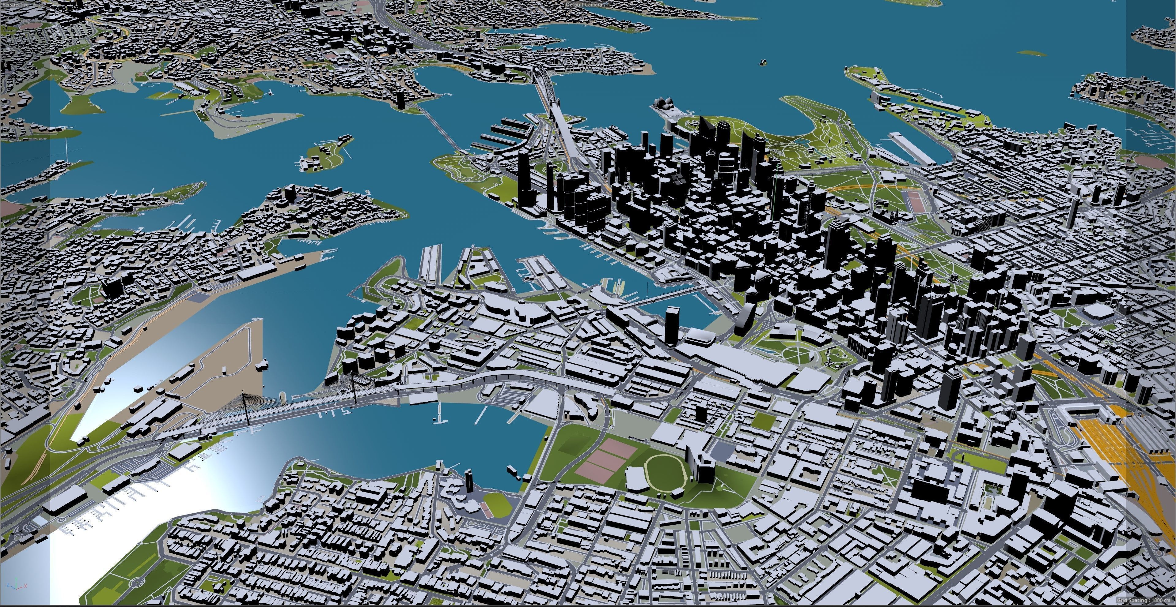 3D model Sydney City in Australia VR / AR / low-poly | CGTrader