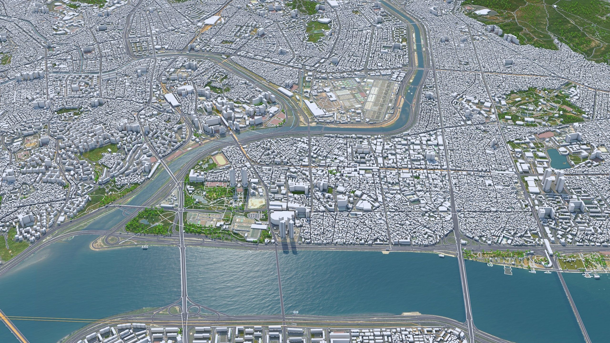 3D model Seoul City in South Korea VR / AR / low-poly | CGTrader