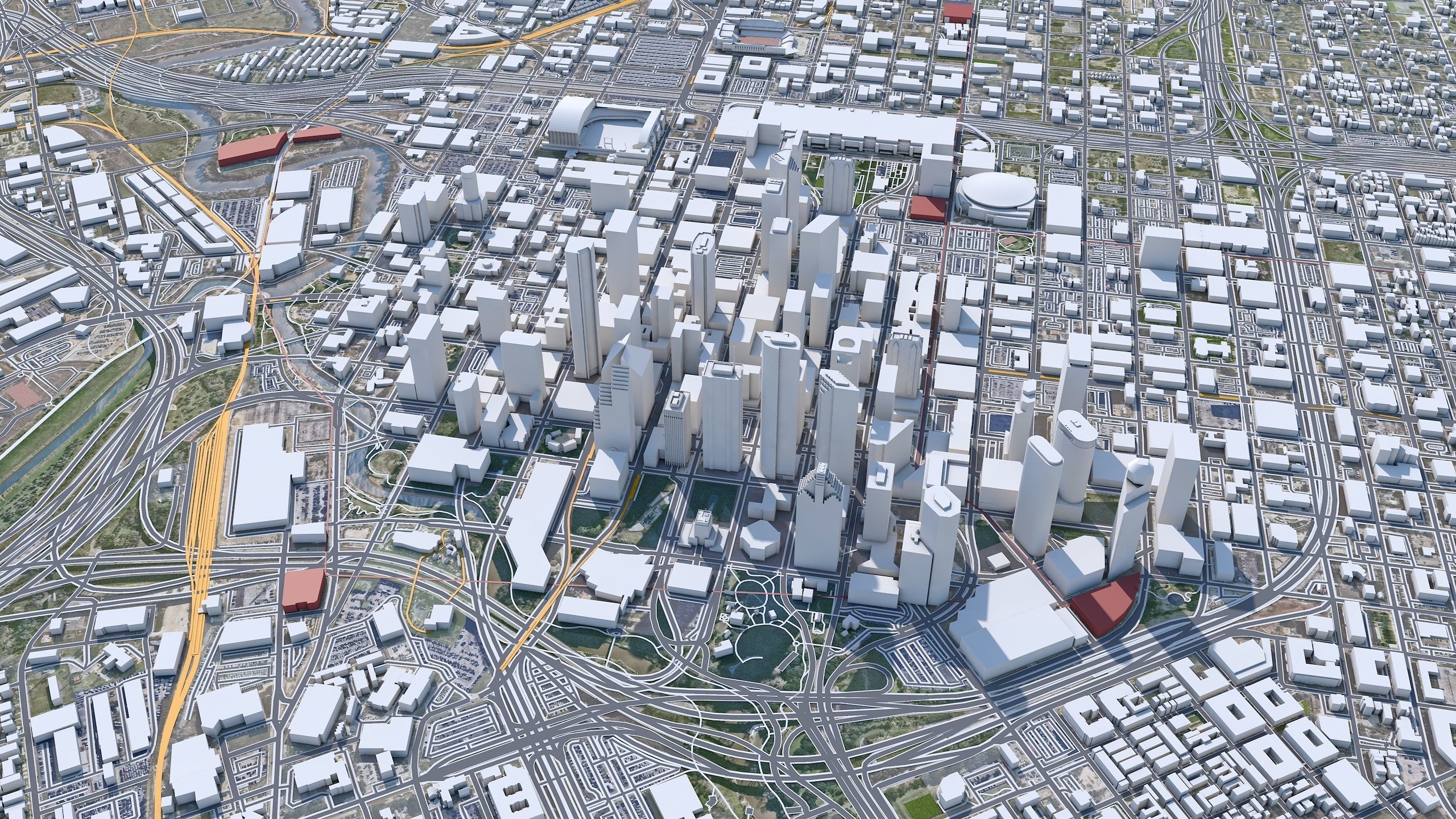 3D model Houston City Texas USA VR / AR / low-poly | CGTrader