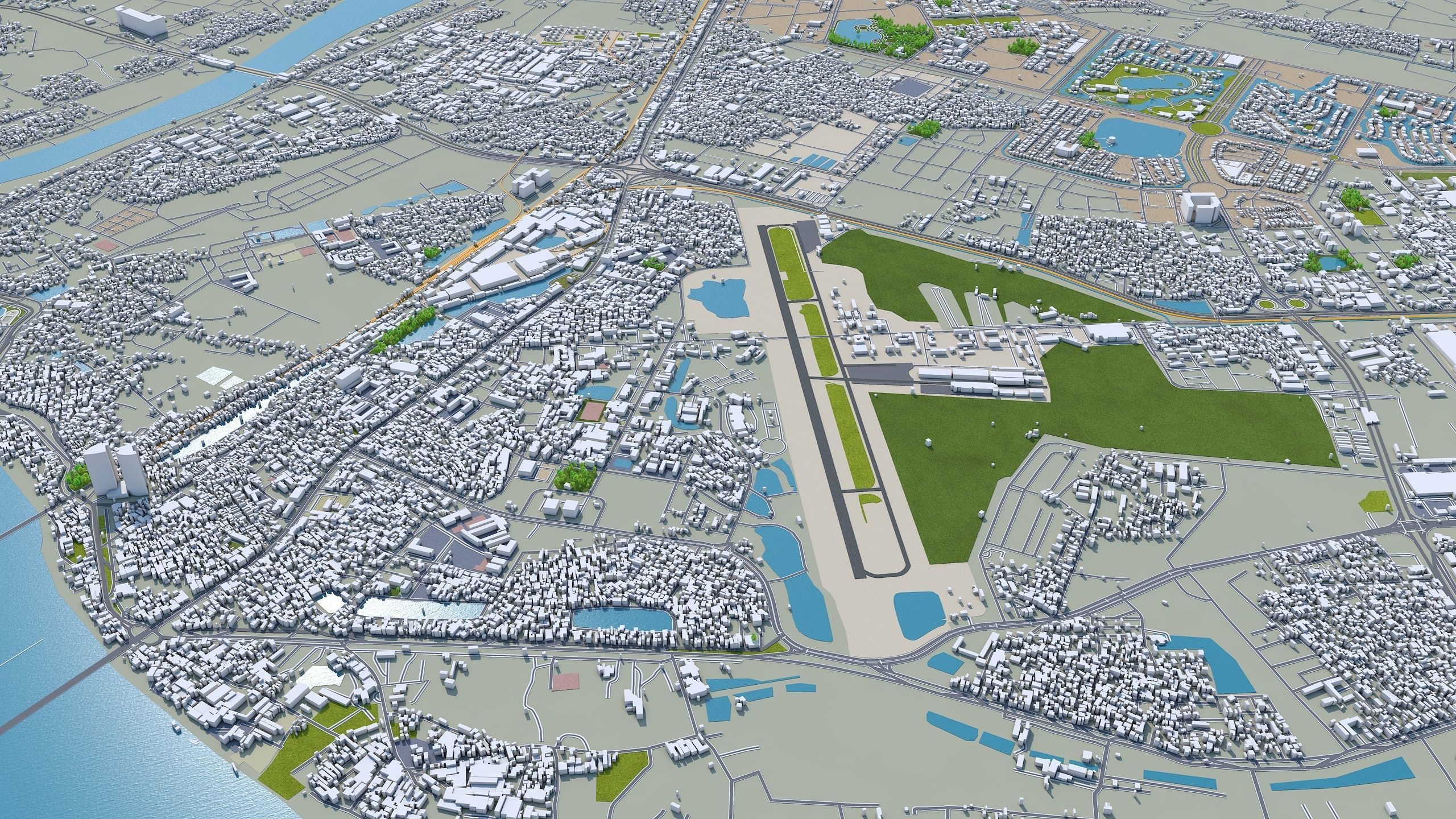 3D model Hanoi City Vietnam VR / AR / low-poly | CGTrader