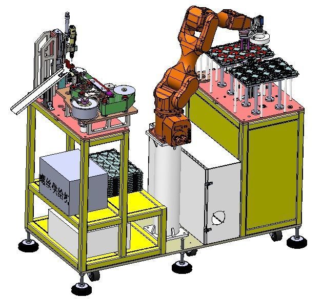 PCB board bracket automatic assembly machine 3D model | CGTrader