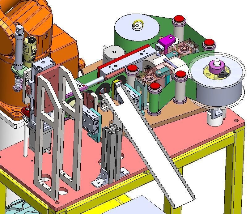 PCB board bracket automatic assembly machine 3D model | CGTrader