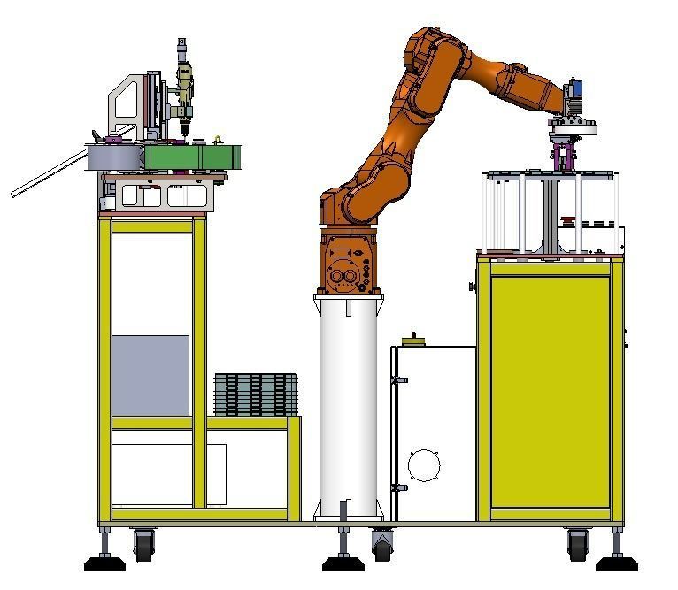PCB board bracket automatic assembly machine 3D model | CGTrader