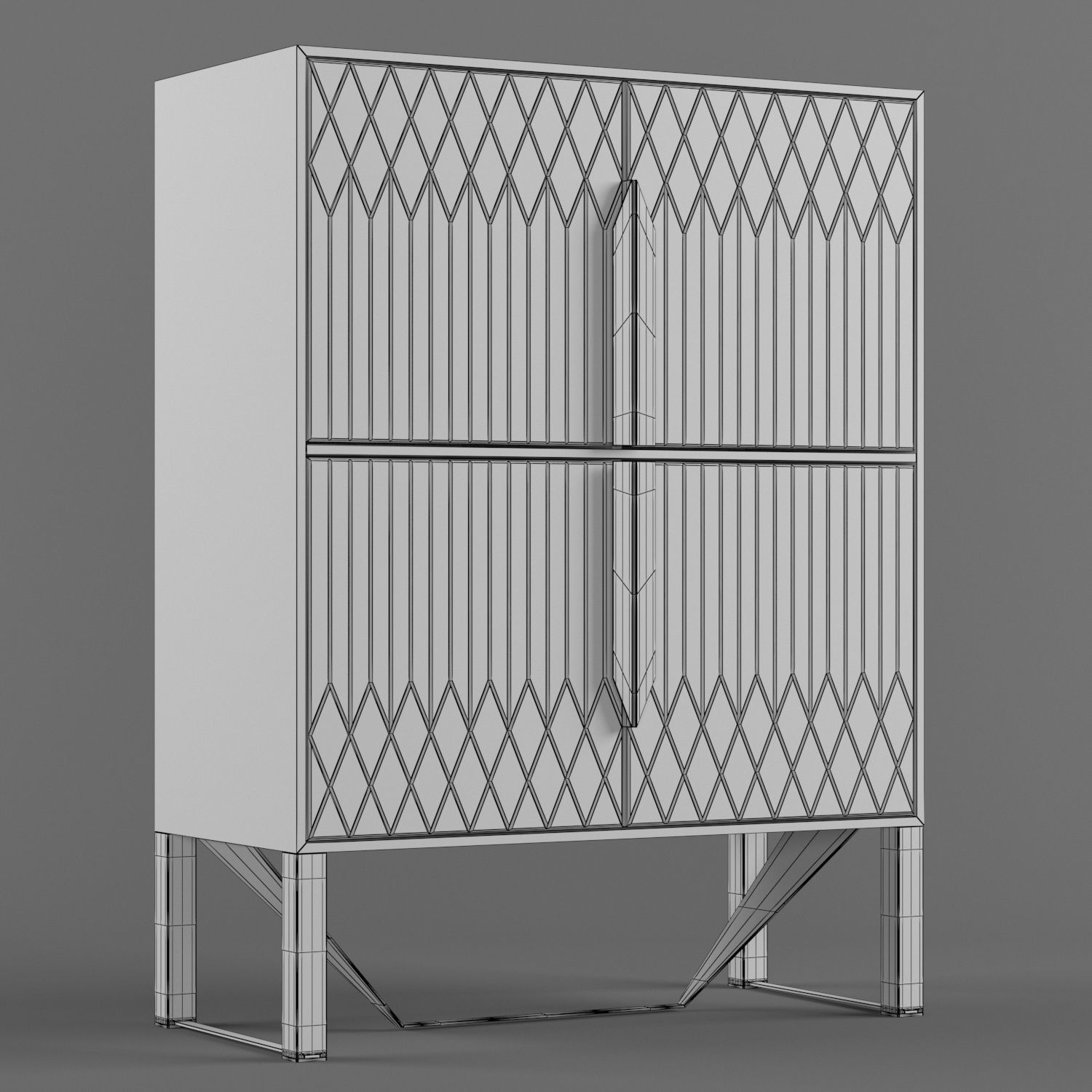 Prisma cabinet Capital Collections 3D model | CGTrader