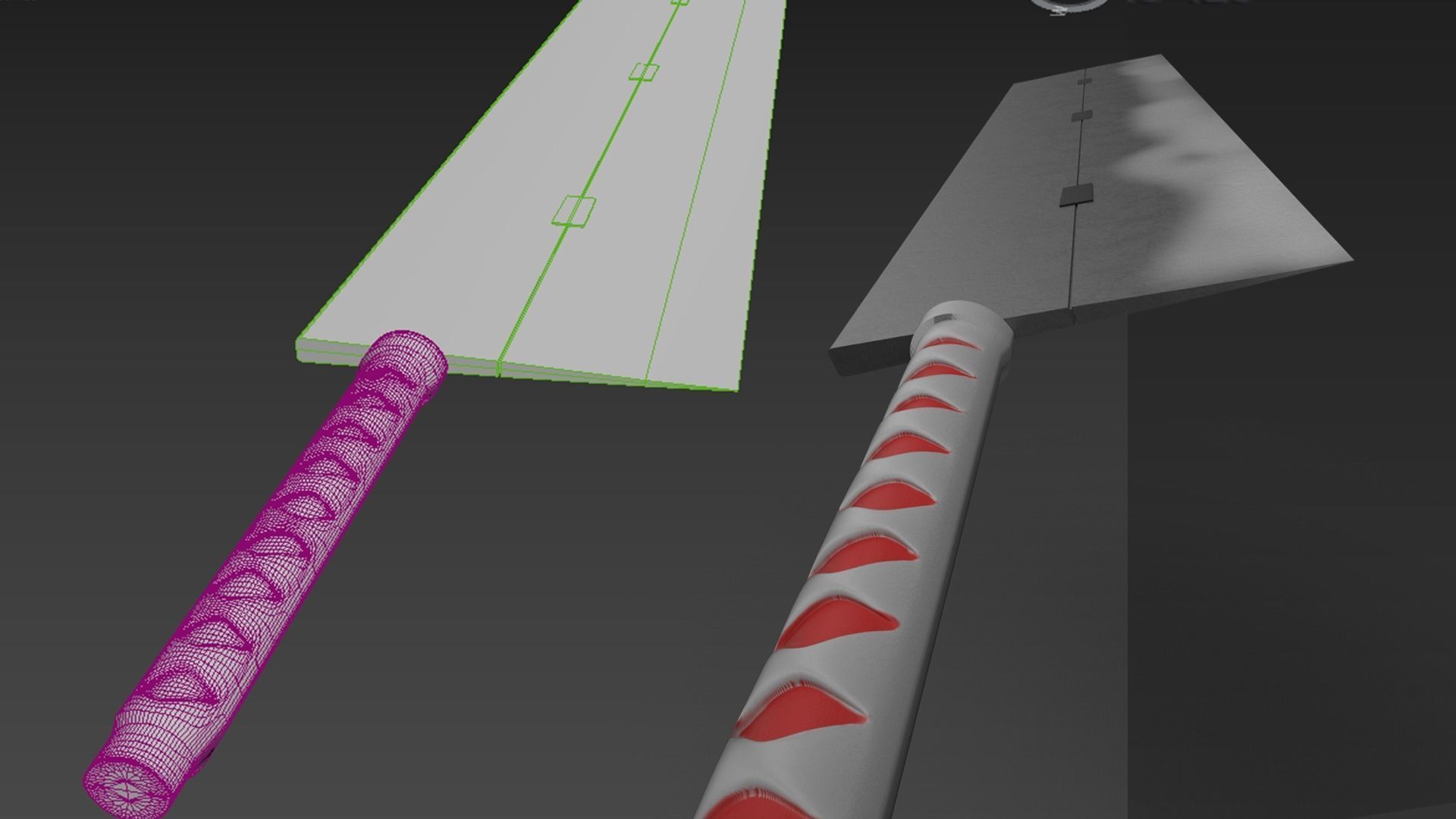 3D model Darui Sword Naruto- Cleaver Sword VR / AR / low-poly | CGTrader