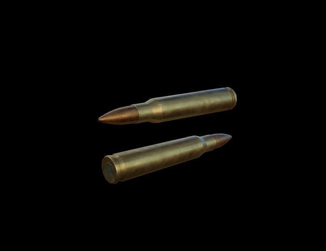 3D model 223 Bullet VR / AR / low-poly | CGTrader
