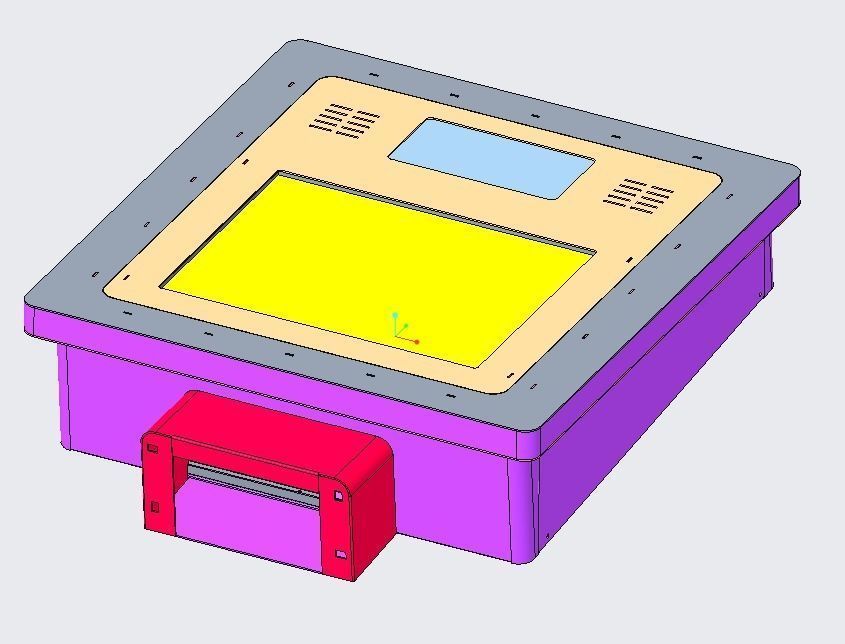 Self-service security machine 3D model | CGTrader