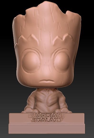 Groot phone holder - guardians of the galaxy 3D model 3D printable ...