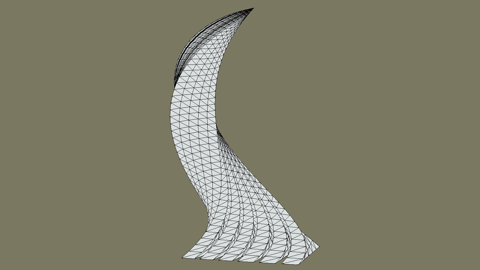 Twisted Layered Tower Futuristic 3D model | CGTrader