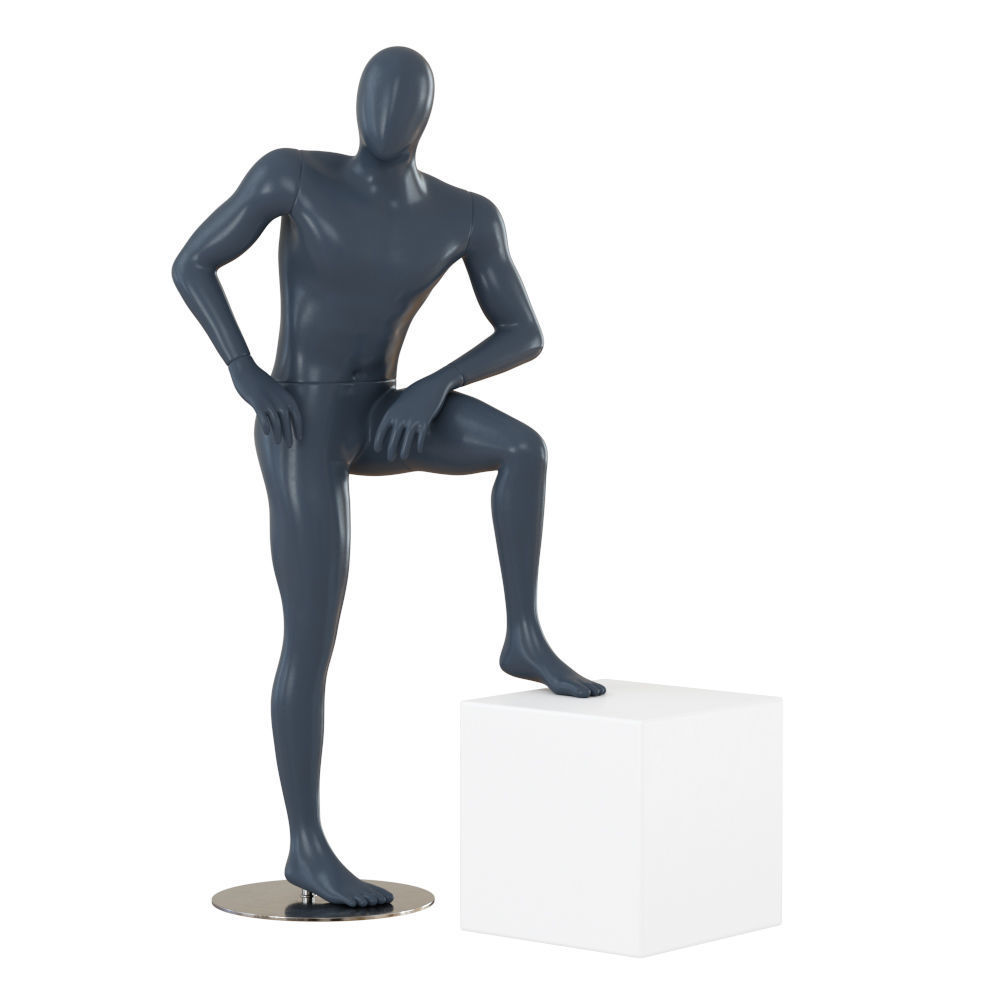 Faceless male mannequin 49 3D model MAX OBJ 3DS FBX DXF STL