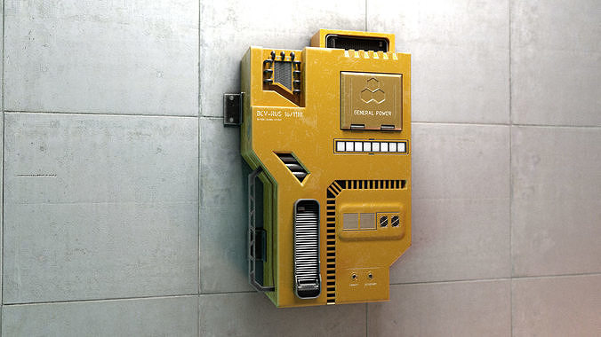 3D model Scifi Closet PBR Low Poly VR / AR / low-poly | CGTrader