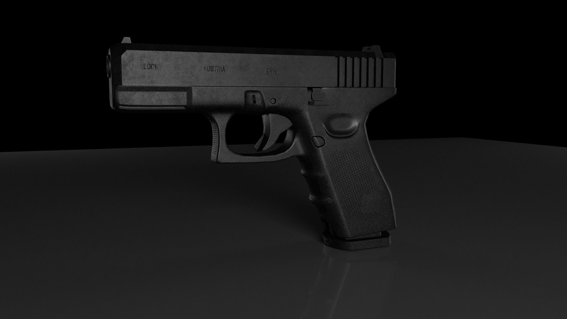 3D model Glock 19 Gen5 9x19 VR / AR / low-poly | CGTrader