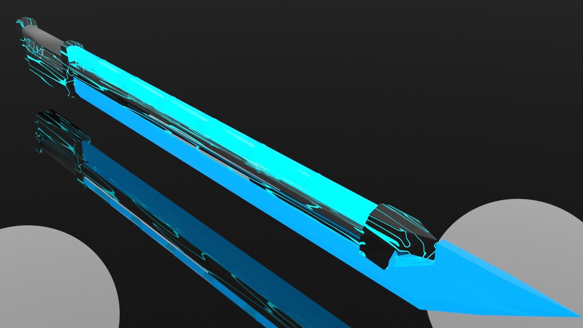 3D model Plasma blade-Low Poly-PBR VR / AR / low-poly | CGTrader