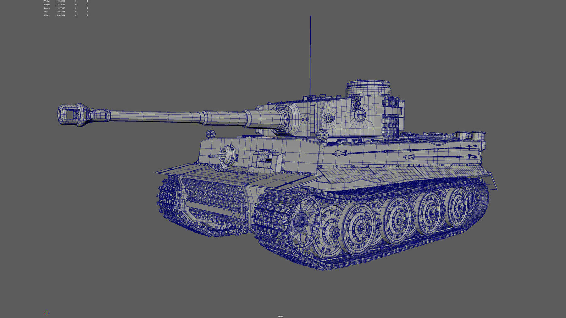 Tiger Tank free 3D model | CGTrader
