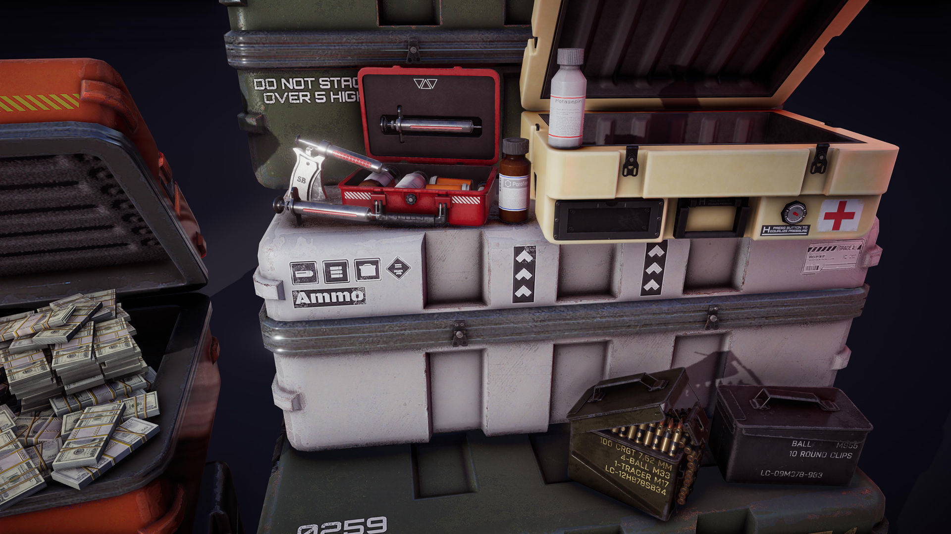 3D model Battle Royale Props VR / AR / low-poly | CGTrader