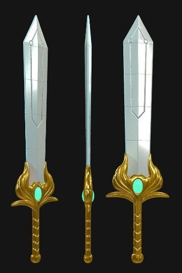 She-ra sword 3D model 3D printable | CGTrader