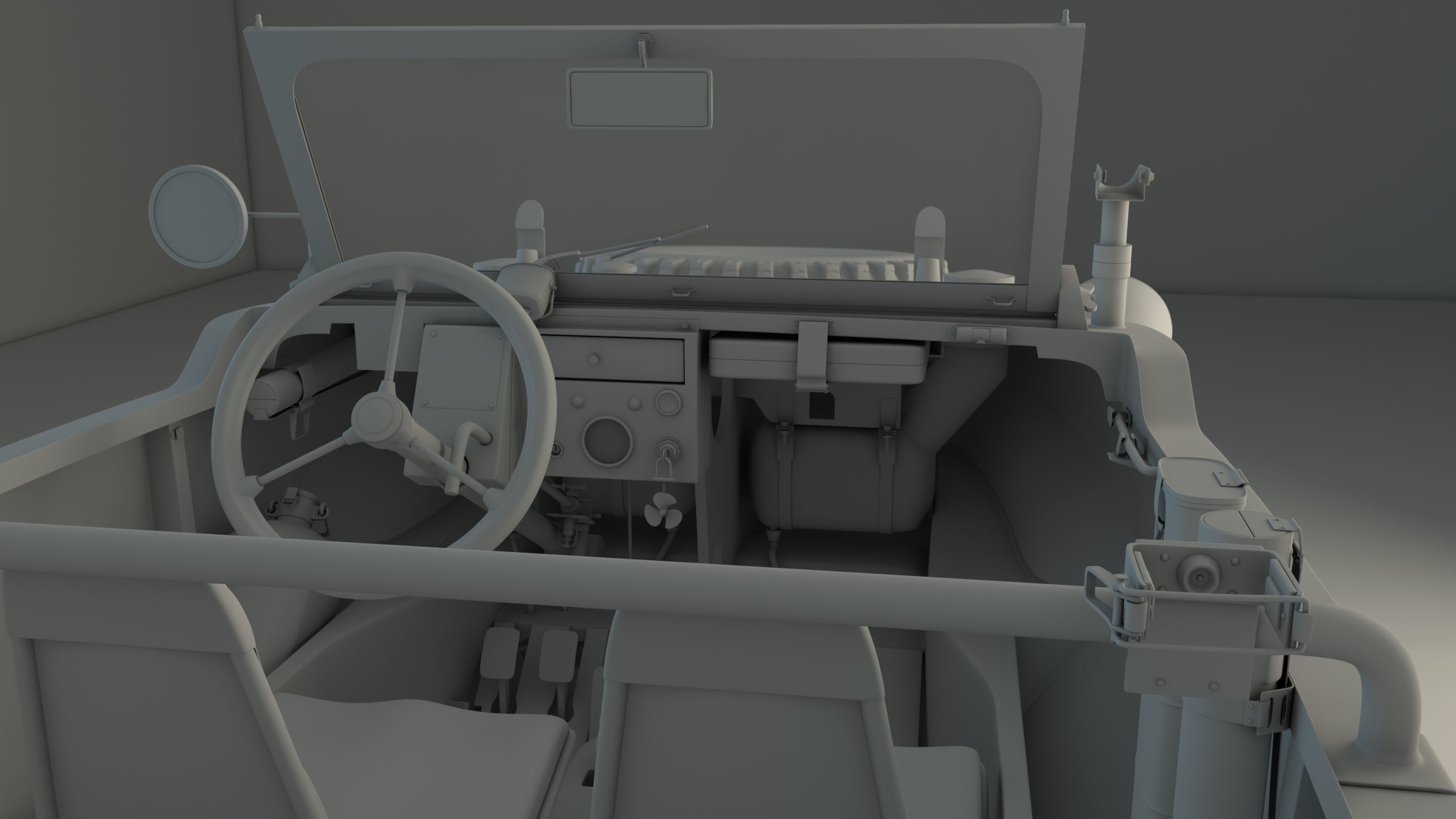 Volkswagen type 166 Schwimmwagen 3D model | CGTrader