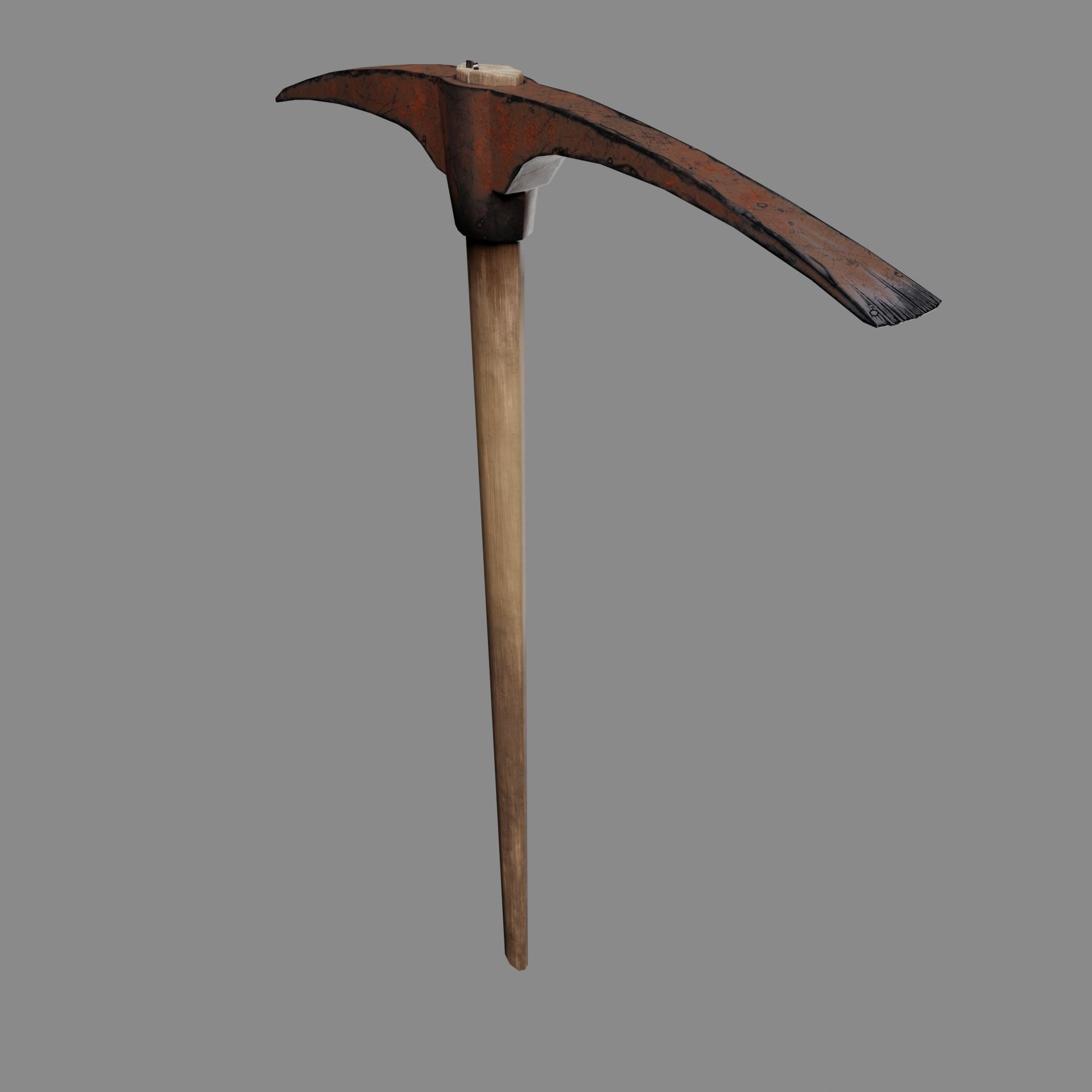 3D model Rusty pickaxe VR / AR / low-poly | CGTrader