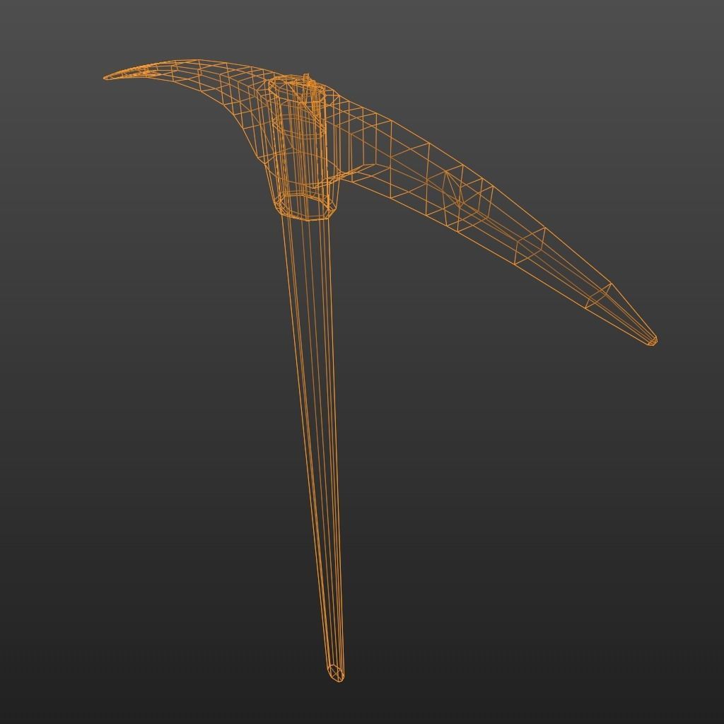 3D model Rusty pickaxe VR / AR / low-poly | CGTrader