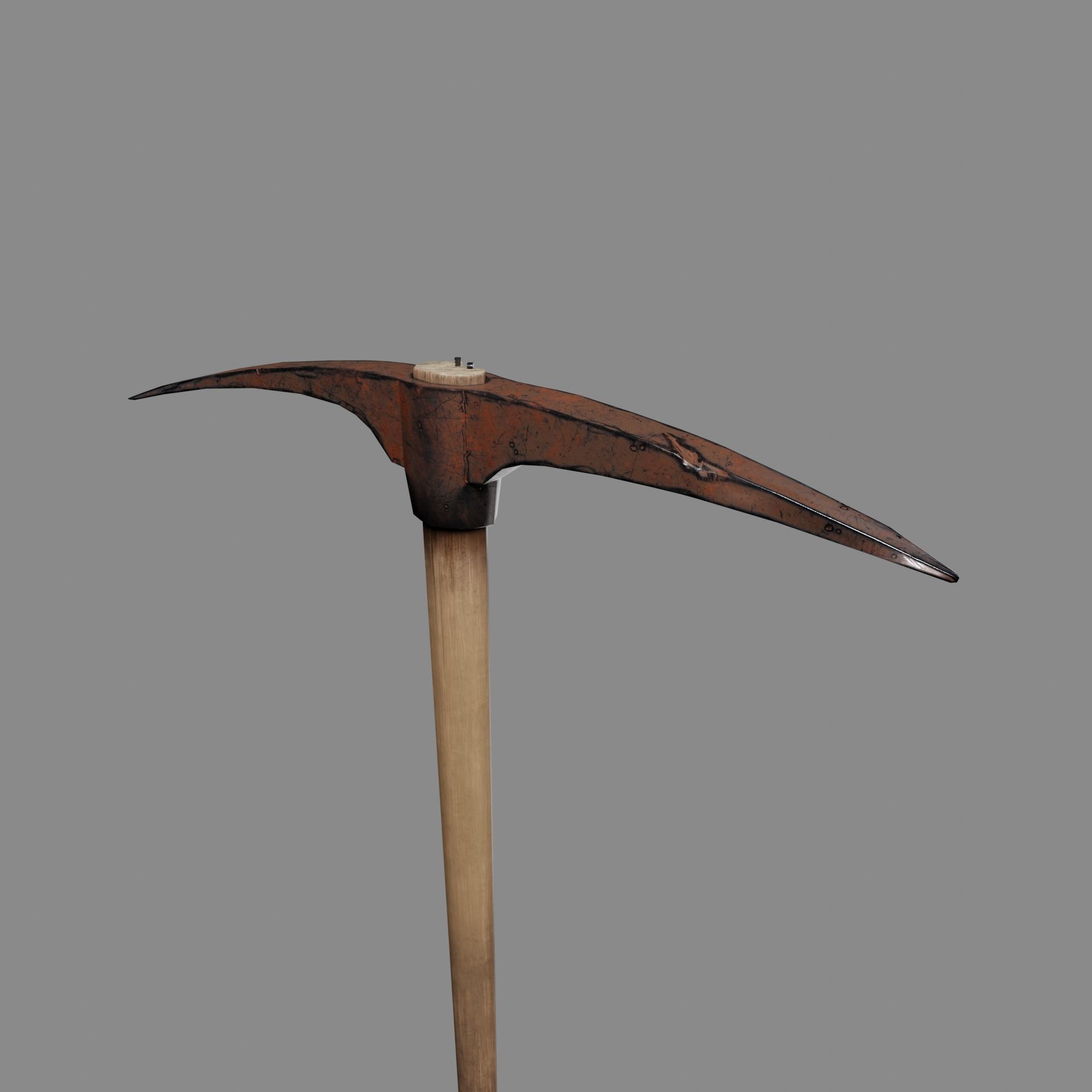 3D model Rusty pickaxe VR / AR / low-poly | CGTrader