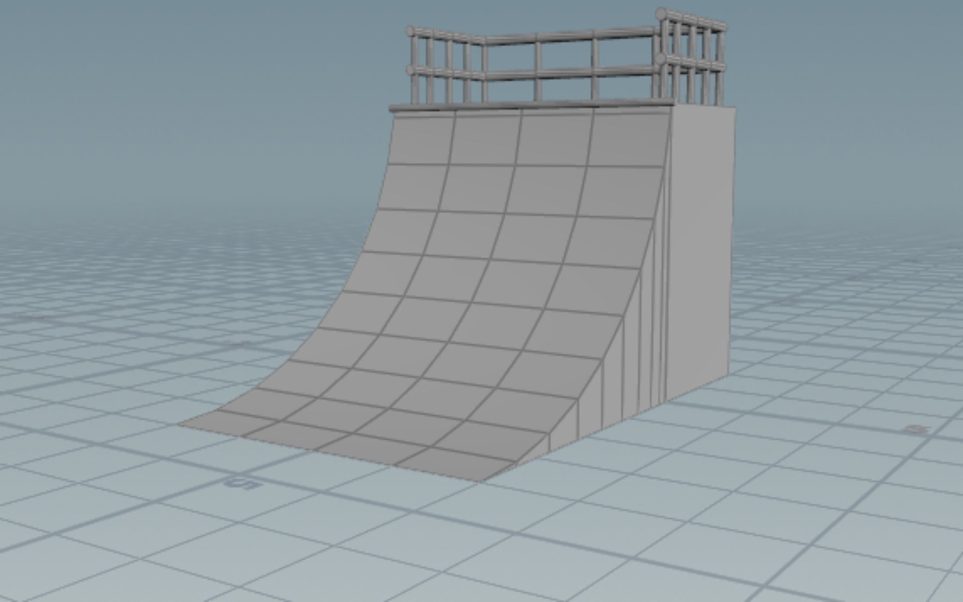 skate ramp free 3D model | CGTrader