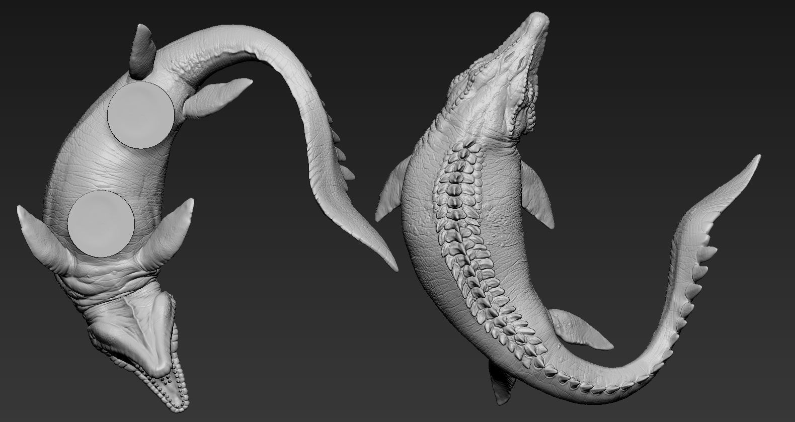 Mosasaurus 3D model 3D printable | CGTrader
