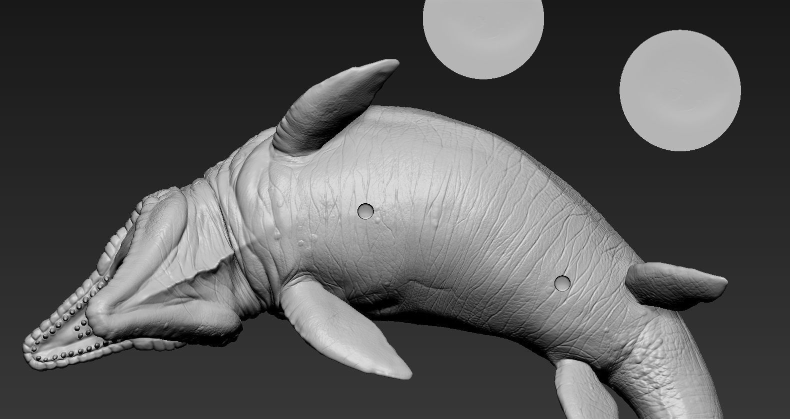 Mosasaurus 3D model 3D printable | CGTrader