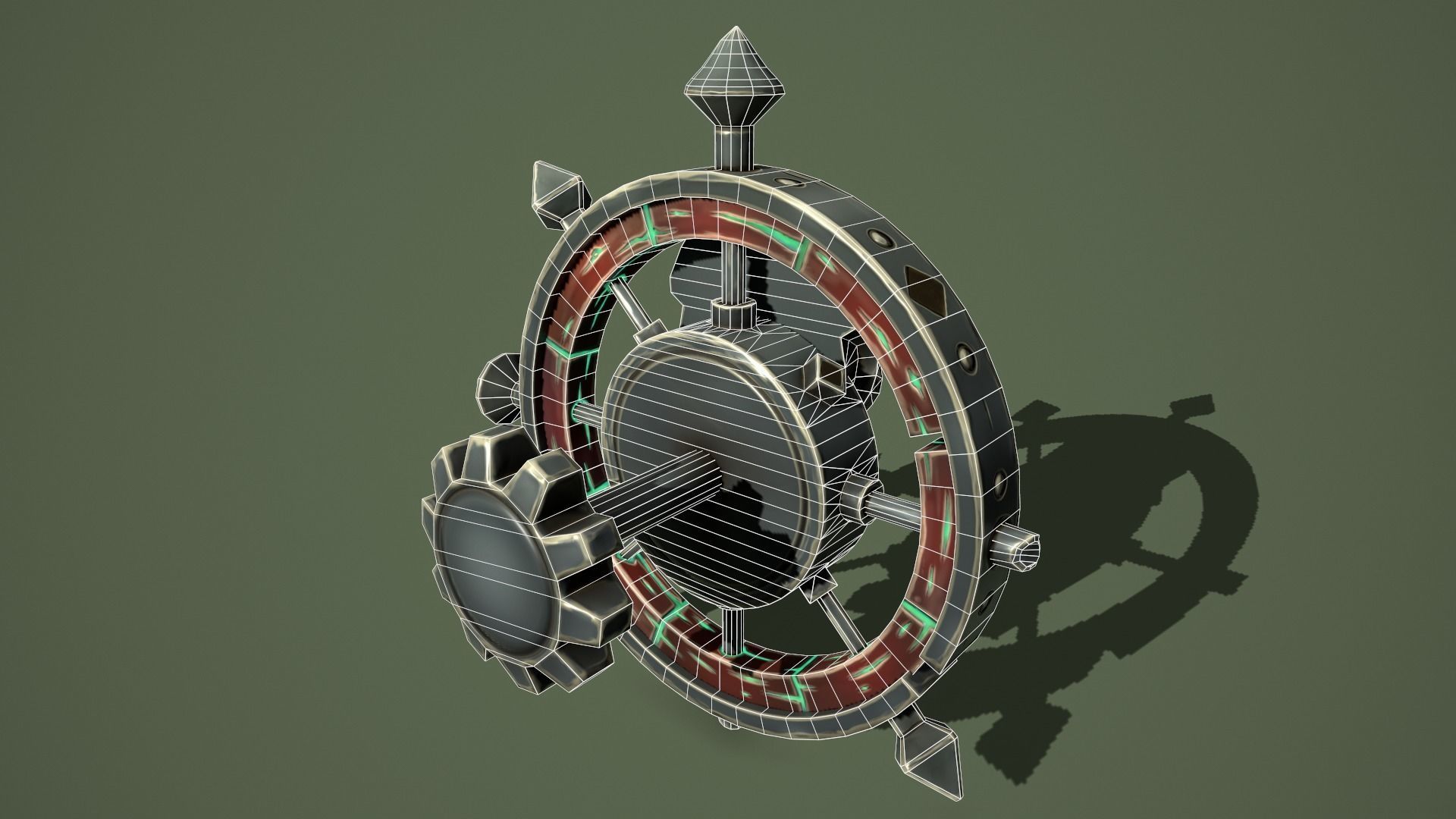 3D model Pirate Rudder VR / AR / low-poly | CGTrader