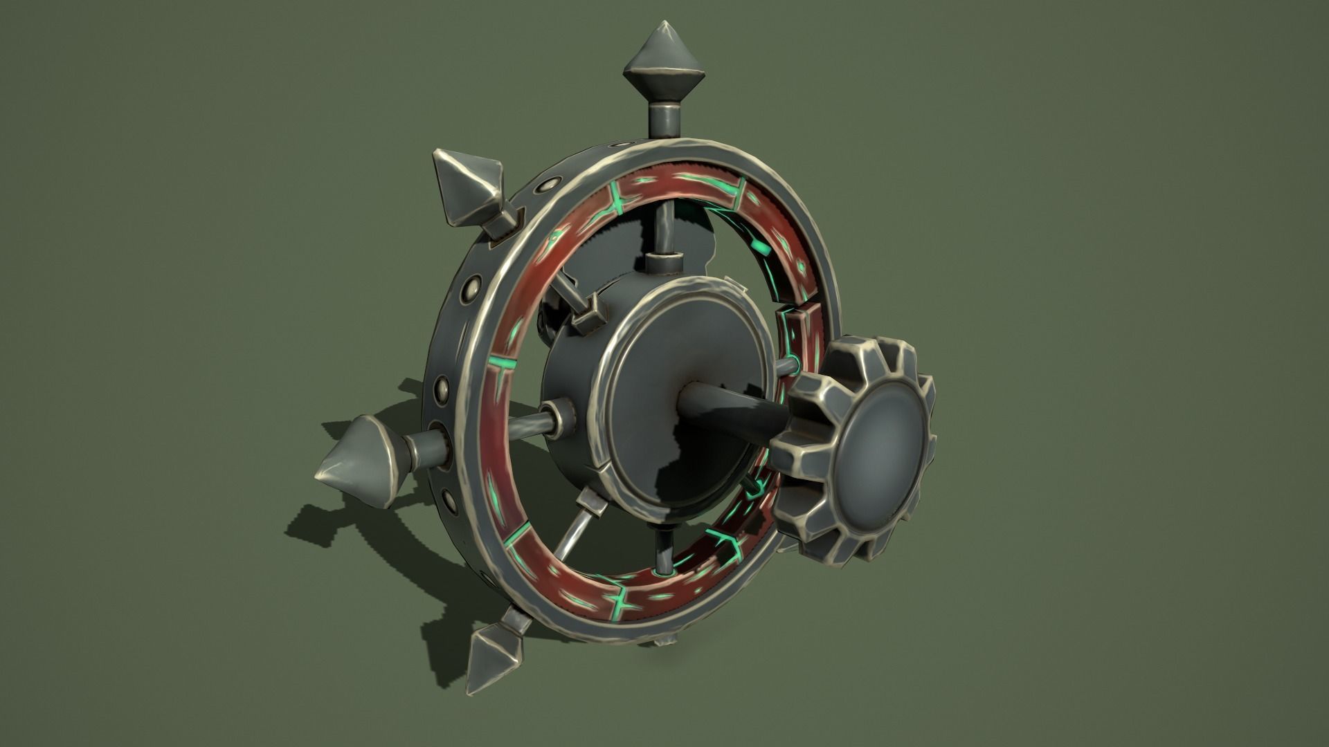 3D model Pirate Rudder VR / AR / low-poly | CGTrader