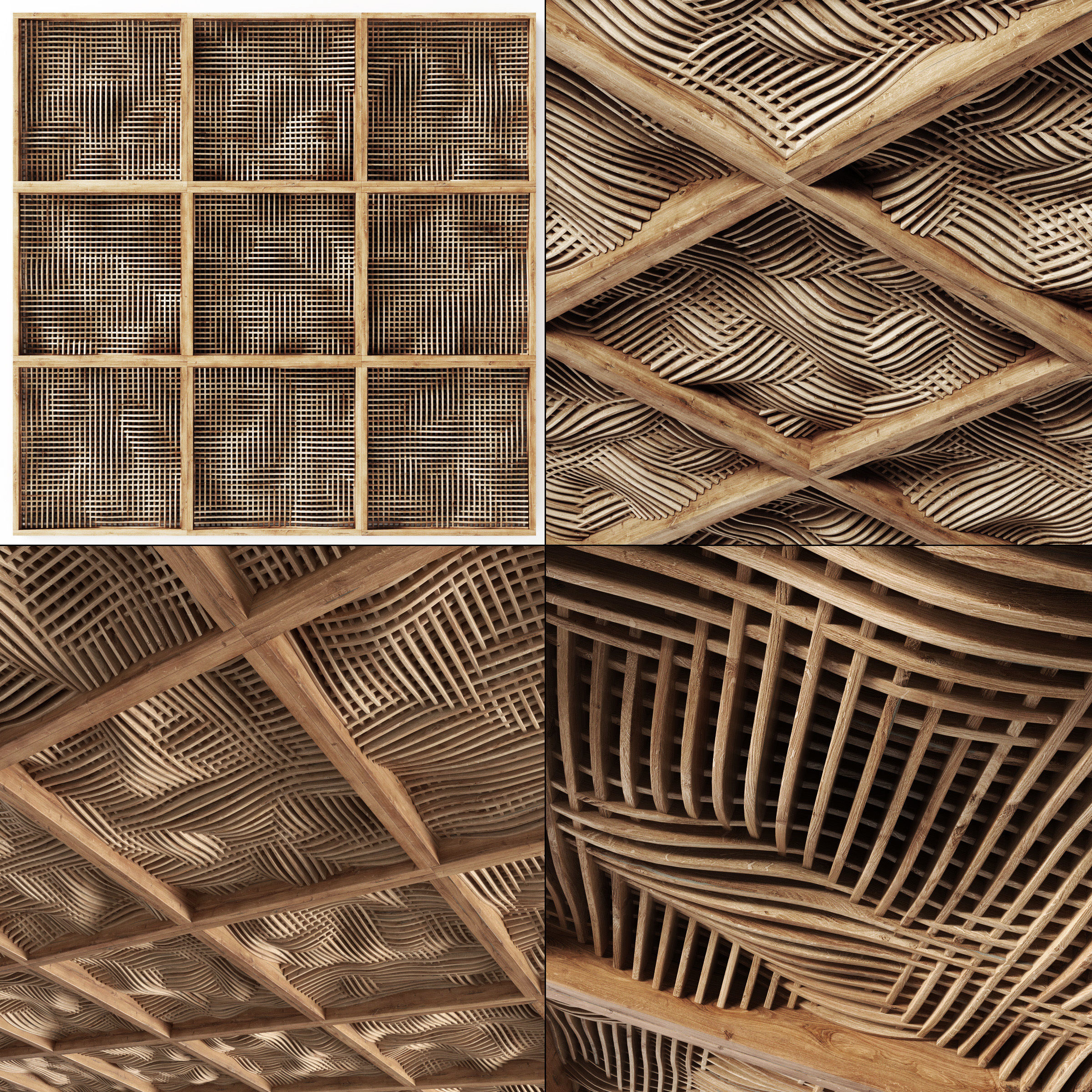 Parametric ceiling cage n1 3D model | CGTrader