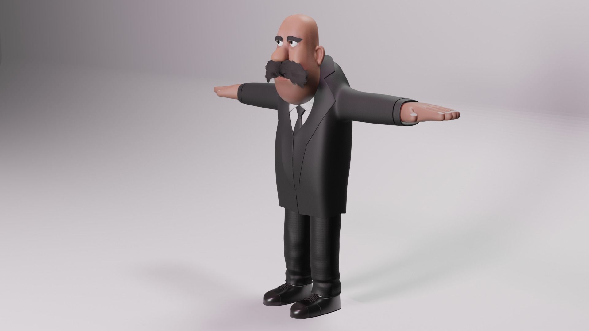3D model Senior Man 3D Model VR / AR / low-poly | CGTrader