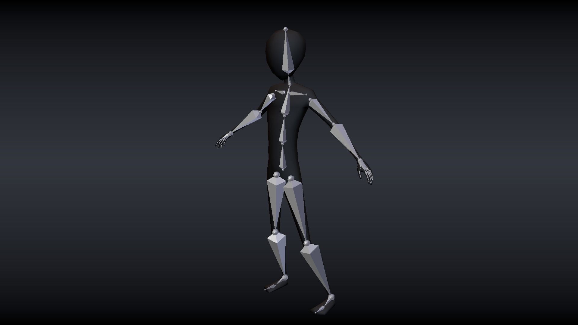 3D model Low Poly Cartoon Character Male Basemesh VR / AR / low-poly ...