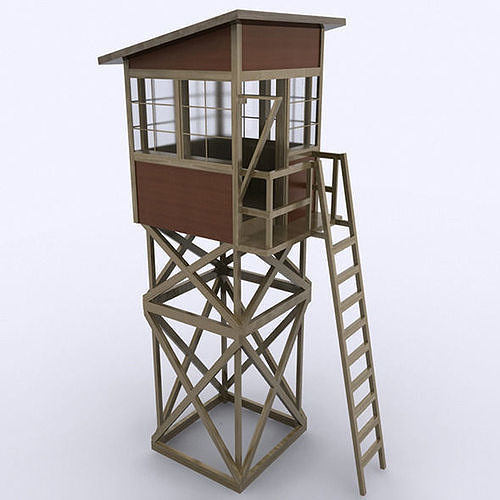 Wooden Outpost 3D 3D model | CGTrader