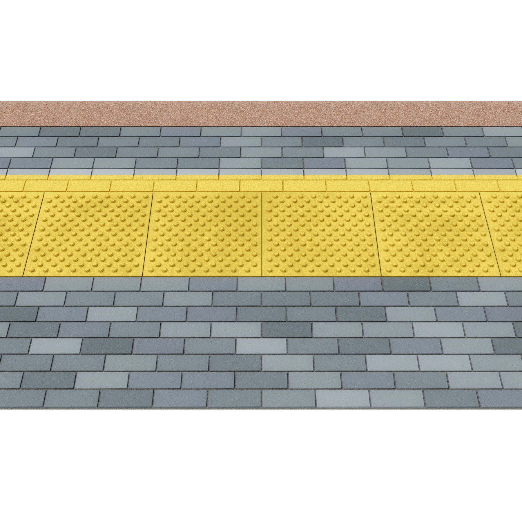 Tactile tiles and paving - made by geometry 3D model | CGTrader