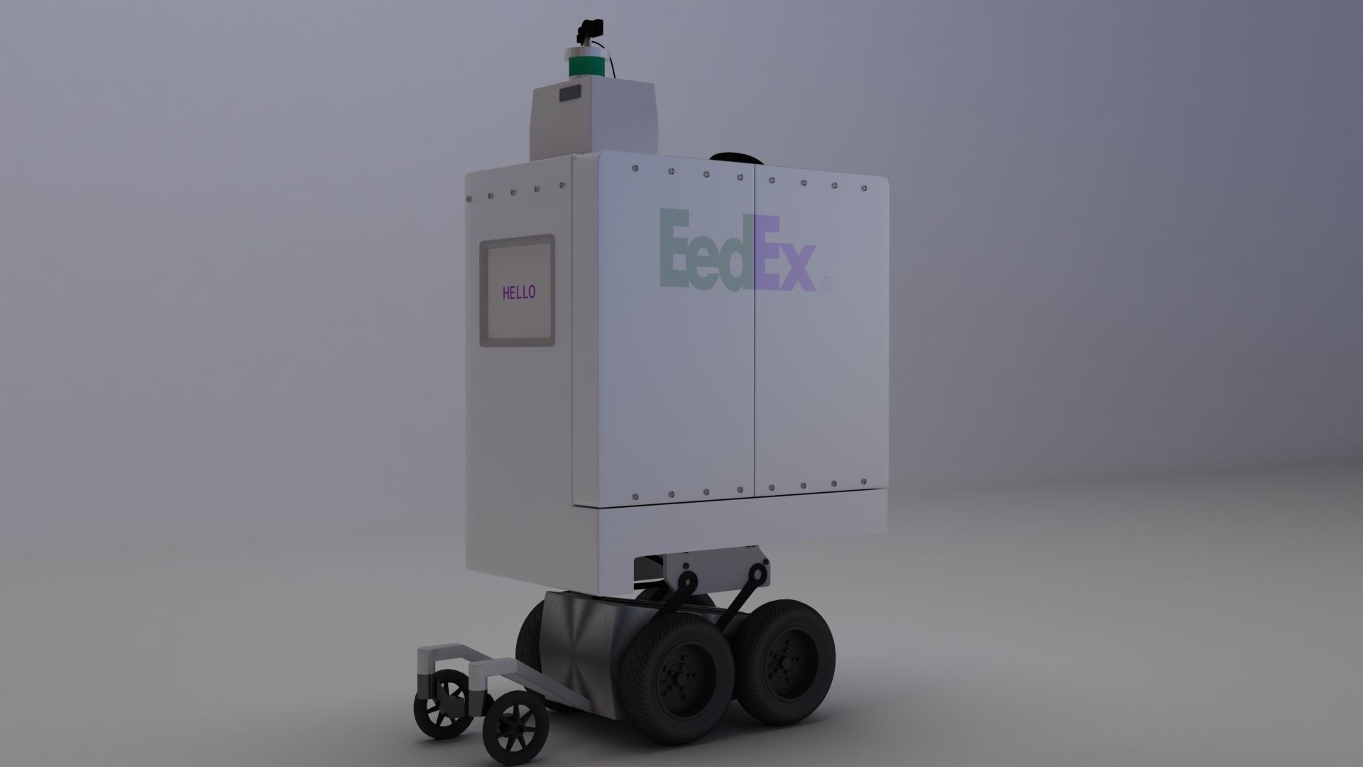 Delivery Robot 3D model | CGTrader