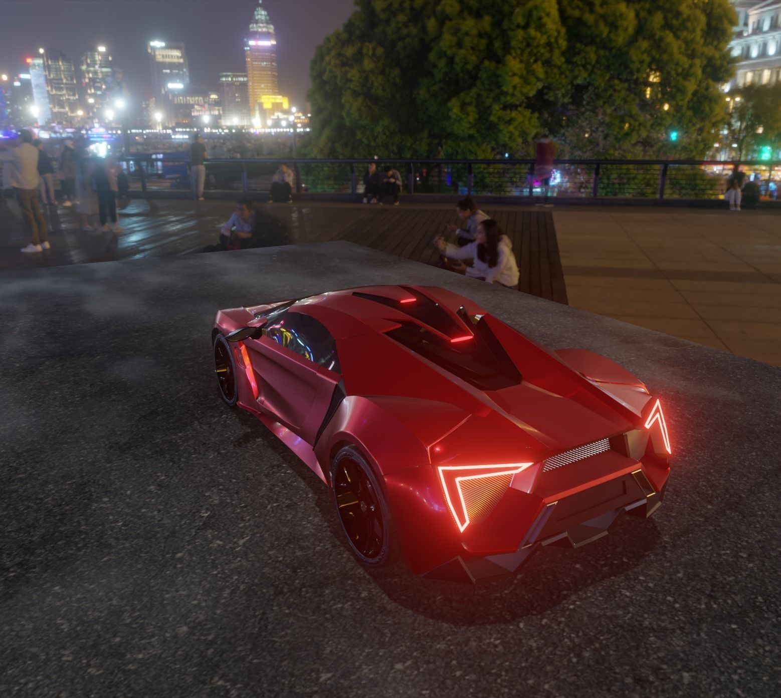 Lycan hypersport model free 3D model | CGTrader