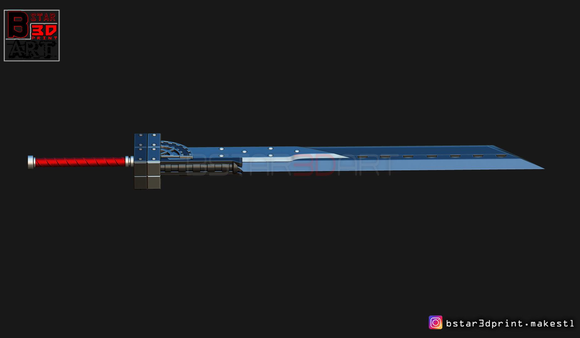 Fusion Sword Cloud - Final Fantasy VII remake 3D model 3D printable ...