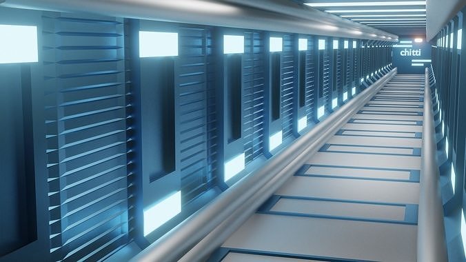 Science fiction set free 3D model animated | CGTrader