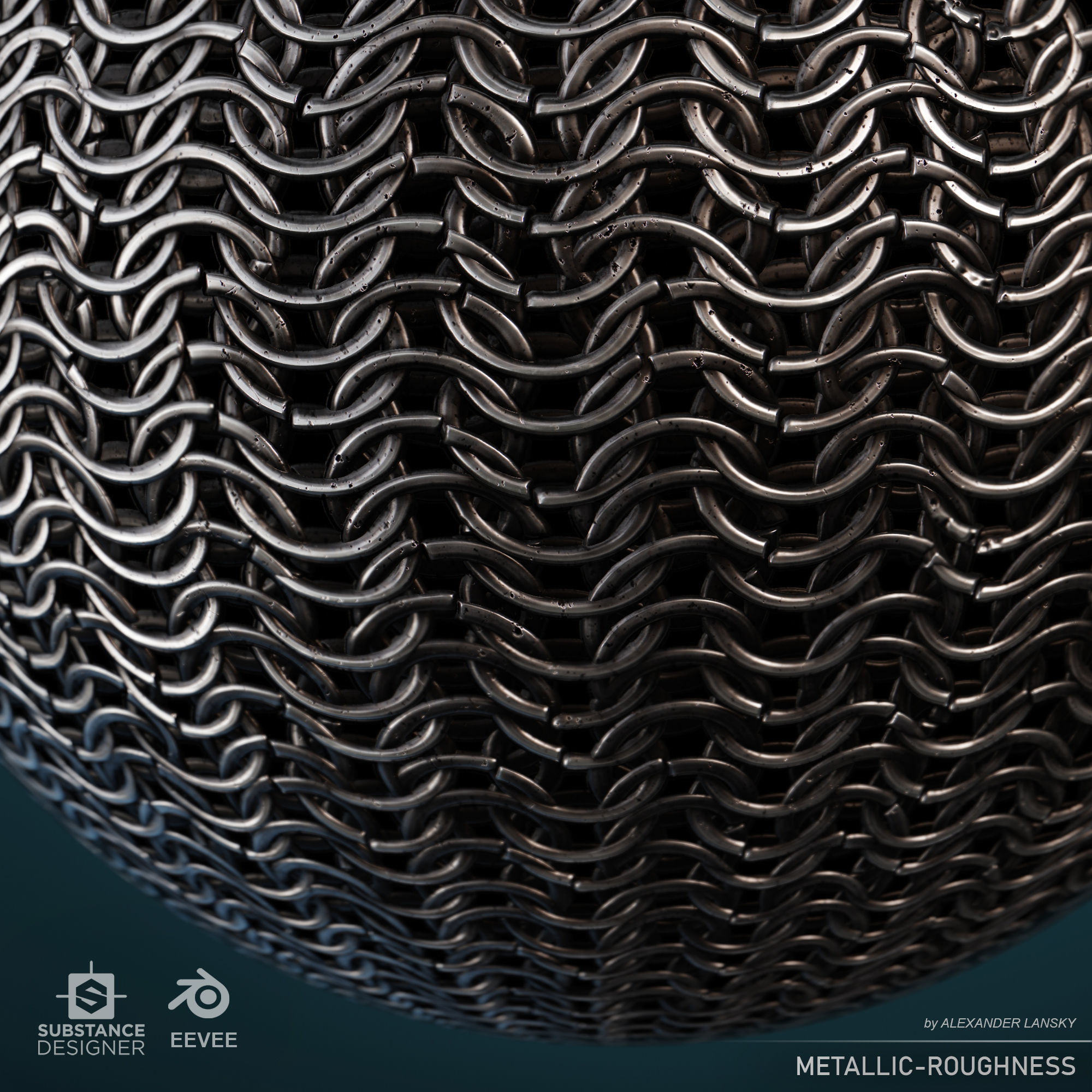 Texture Butted chainmail seamless material VR / AR / low-poly | CGTrader