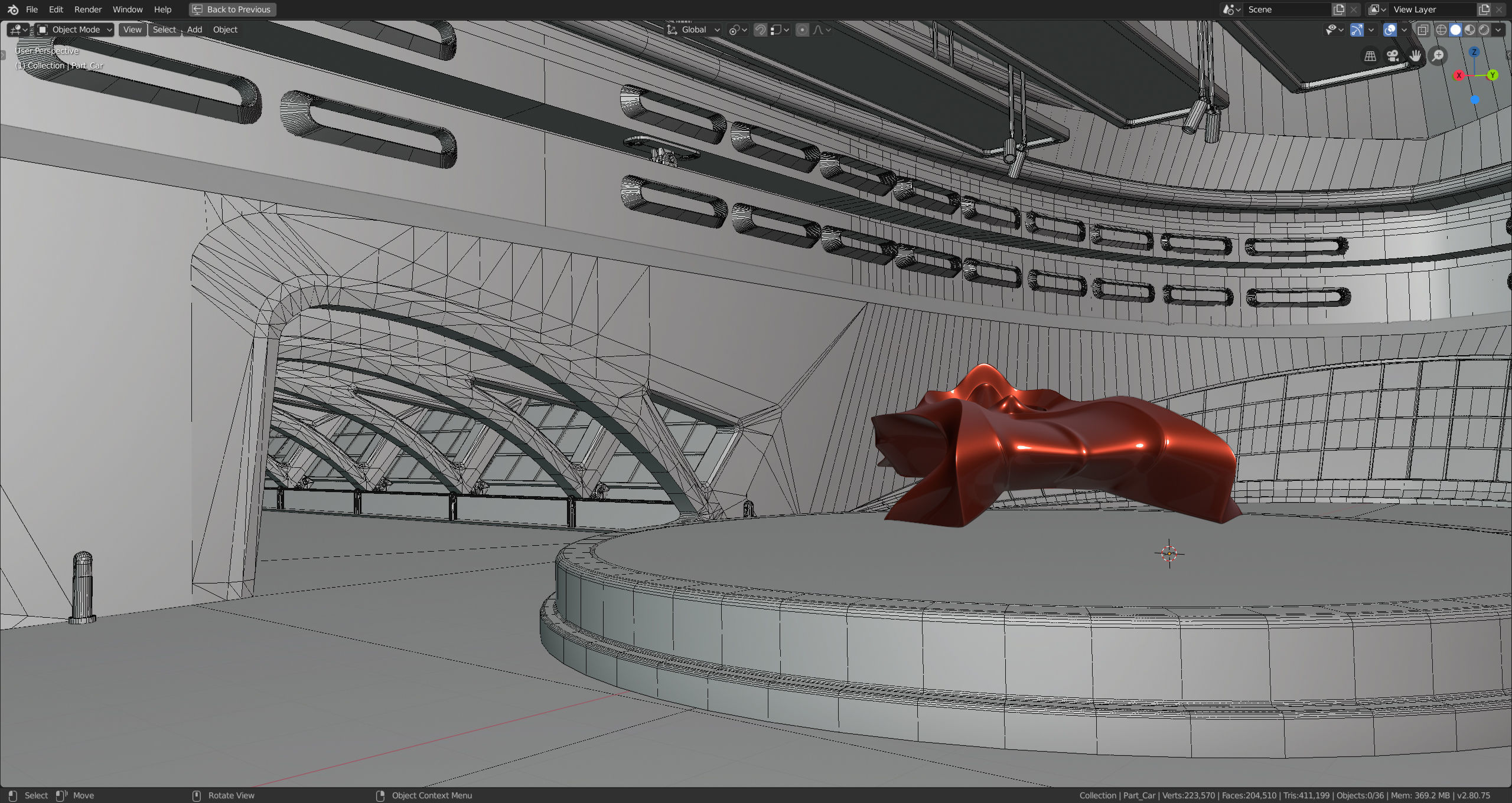 3D model Art Museum Low-poly 3D model VR / AR / low-poly | CGTrader
