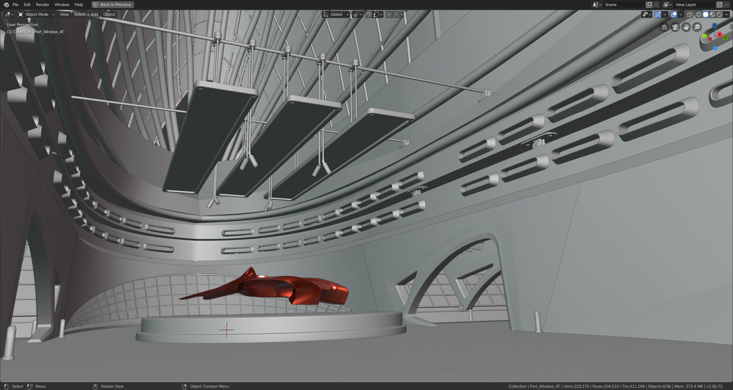 3D model Art Museum Low-poly 3D model VR / AR / low-poly | CGTrader